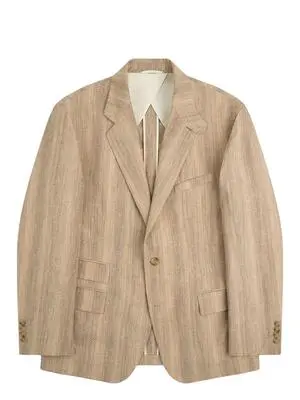 Aimé Leon Dore Single-breasted Safari Suit Jacket - Multicolor