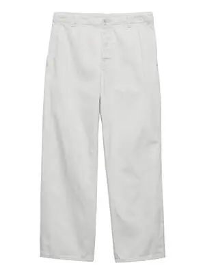 Prada Regular Fit Bleached Denim Jeans - Light Blue
