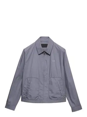 Prada Technical Cotton Blouson Jacket - Grey