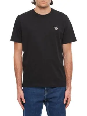 Paul Smith Crew Neck Cotton T-shirt - Black
