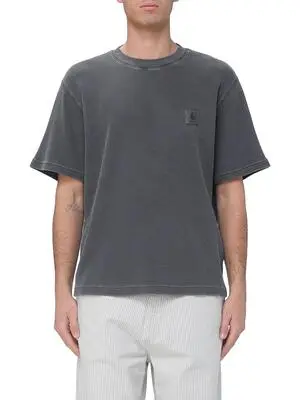 Carhartt Work In Progress Cotton Crew Neck T-shirt - Black