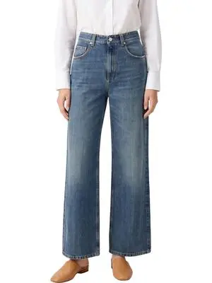 Brunello Cucinelli Brunello Cucinelli Cotton Flared Jeans Denim