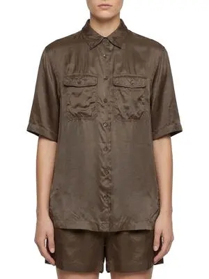Aspesi Short Sleeve Shirt - Blue