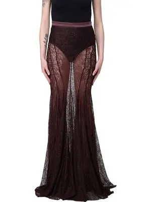 Elisabetta Franchi Lace Maxi Skirt - Dark