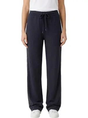 Brunello Cucinelli Wide Leg Drawstring Pants - Grey