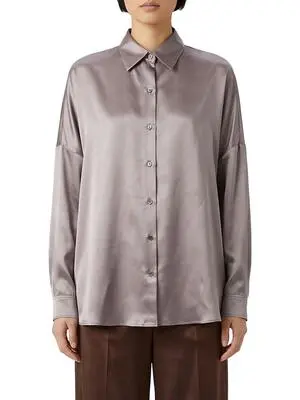 Dries Van Noten Silk Shirt - Nude