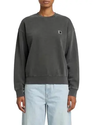 Carhartt Work In Progress Cotton Crewneck Sweatshirt - Black