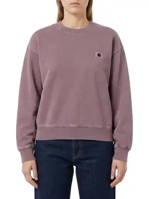 Carhartt Work In Progress Cotton Crewneck Sweatshirt - Violet