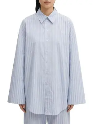 ROTATE BY BIRGER CHRISTENSEN Striped Shirt - Blue