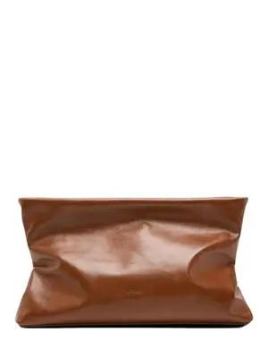 Marsèll Soft Leather Clutch - Grey