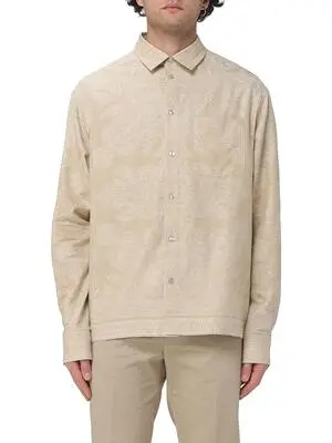 Etro Casual Cotton Shirt With Paisley Print - Sand