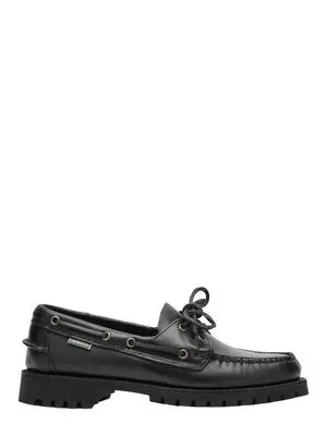 SEBAGO Sebago Ranger Leather Boat Loafers Black