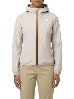 K-WAY Zip-up Hooded Jacket - Beige