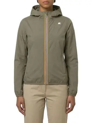 K-WAY K-Way Zip-Up Hooded Jacket Green