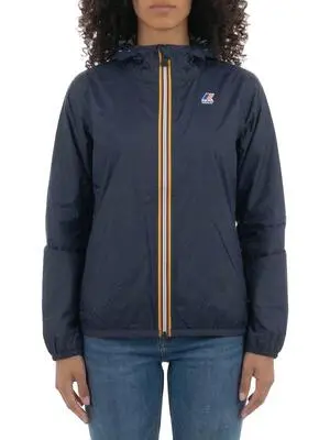 K-WAY Zip-up Hooded Jacket - Blue