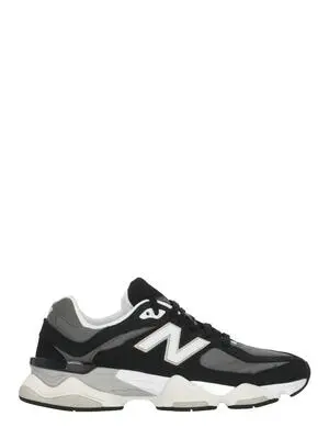 NEW BALANCE 9060 Nubuck And Mesh Sneakers - Black