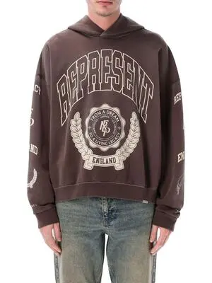 REPRESENT Embroidered Hoodie - Black