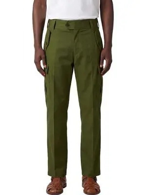 Alexander McQueen McQueen Cotton Cargo Trousers Kaki