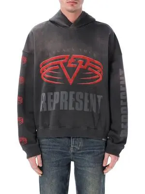 REPRESENT Graphic Hoodie - Black 1