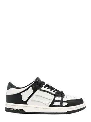 Amiri Amiri Skel Low Top Leather Sneakers Black