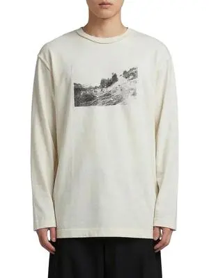 Jacquemus Cotton Crew-neck T-shirt With Graphic Print - Grey