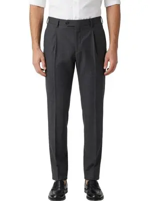 PT TORINO Tailored Stretch Cotton Trousers - Grey