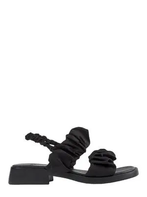 CAMPER Camper Dana Ruched Polyester Slingback Sandals