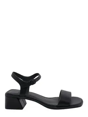 Camper Kora Leather Sandals - Black
