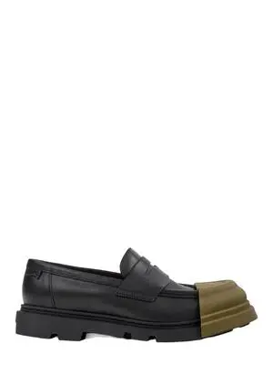 Camper Camper Loafers With Saddle Strap Black