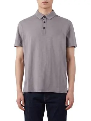 DONDUP Basic Cotton Polo Shirt - Grey