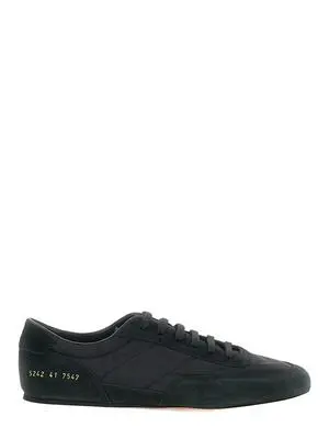COMMON PROJECTS Minimal Runner Suede And Nylon Lace-up Sneakers - Black