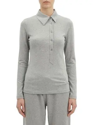 Attico Polo Shirt - Grey