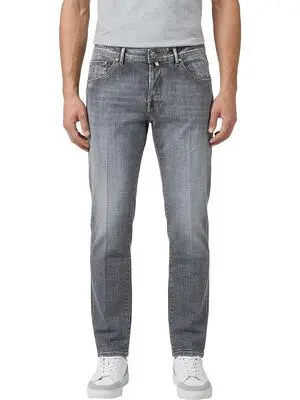 Jacob Cohen Slim Fit Stretch Cotton Denim Jeans - Black
