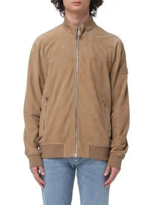 Peuterey Peuterey Suede Bomber Jacket Grey