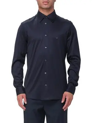 Emporio Armani Cotton Blend Shirt - Blue