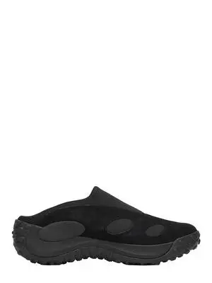 Merrell Suede And Neoprene Jungle Trek Mules - Black