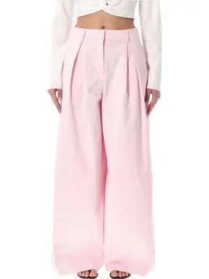 THE GARMENT The Garment Pink Wide Leg Pleated Trousers Pink