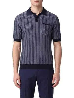 BALLANTYNE Cotton Polo Shirt - Blue