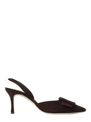 Manolo Blahnik Slingback Pumps - Brown