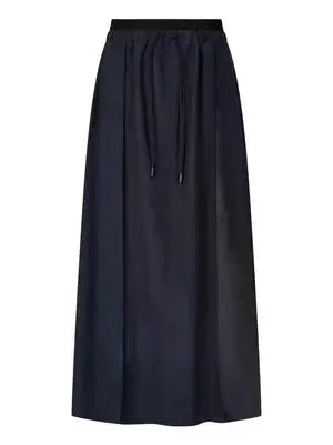 STUDIO TOMBOY Elastic-waist Drawstring Skirt - Blue