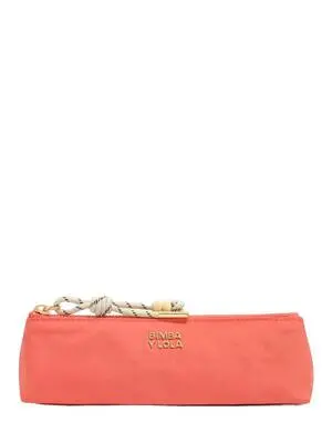 Bimba Y Lola Rope-detail Makeup Bag - Orange