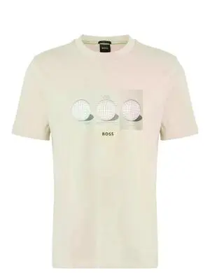 BOSS Print Short-sleeves T-shirt - Neutrals