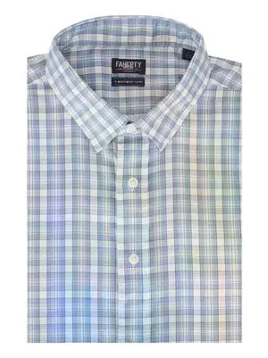 Faherty Brand Checked Shirt - Blue