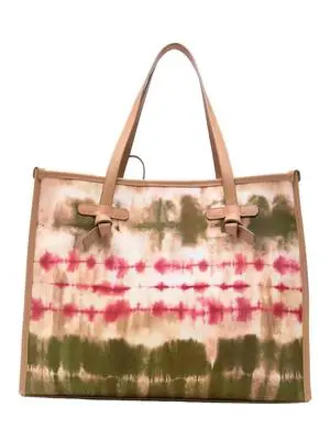 GIANNI CHIARINI Marcella Tie-dye Shoulder Bag - Neutrals