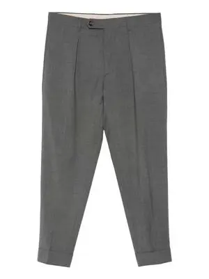 BERWICH Chiaia Pleated Trousers - Grey
