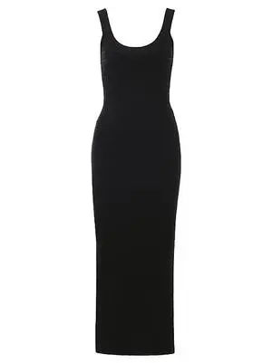 House Of Cb Bandage Stretch-woven Maxi Dress - Black