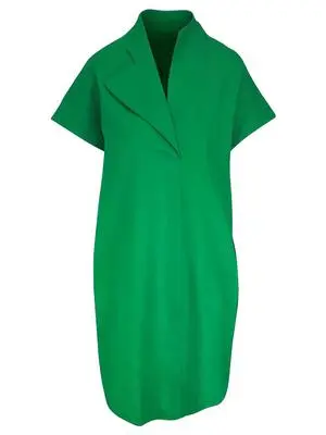 Zero + Maria Cornejo Adi Twill Midi Dress - Green