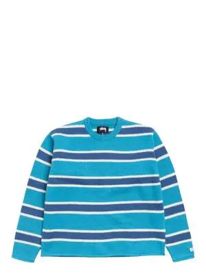 StÜssy Striped Wool Sweater - Blue