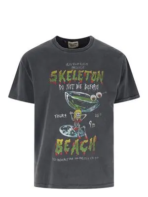 GALLERY DEPT. T-shirt "skeleton Beach - Black