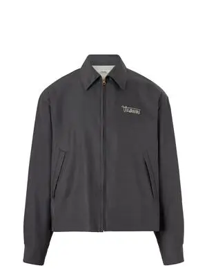 Visvim Kluane Logo-embroidered Blouson Jacket - Gray